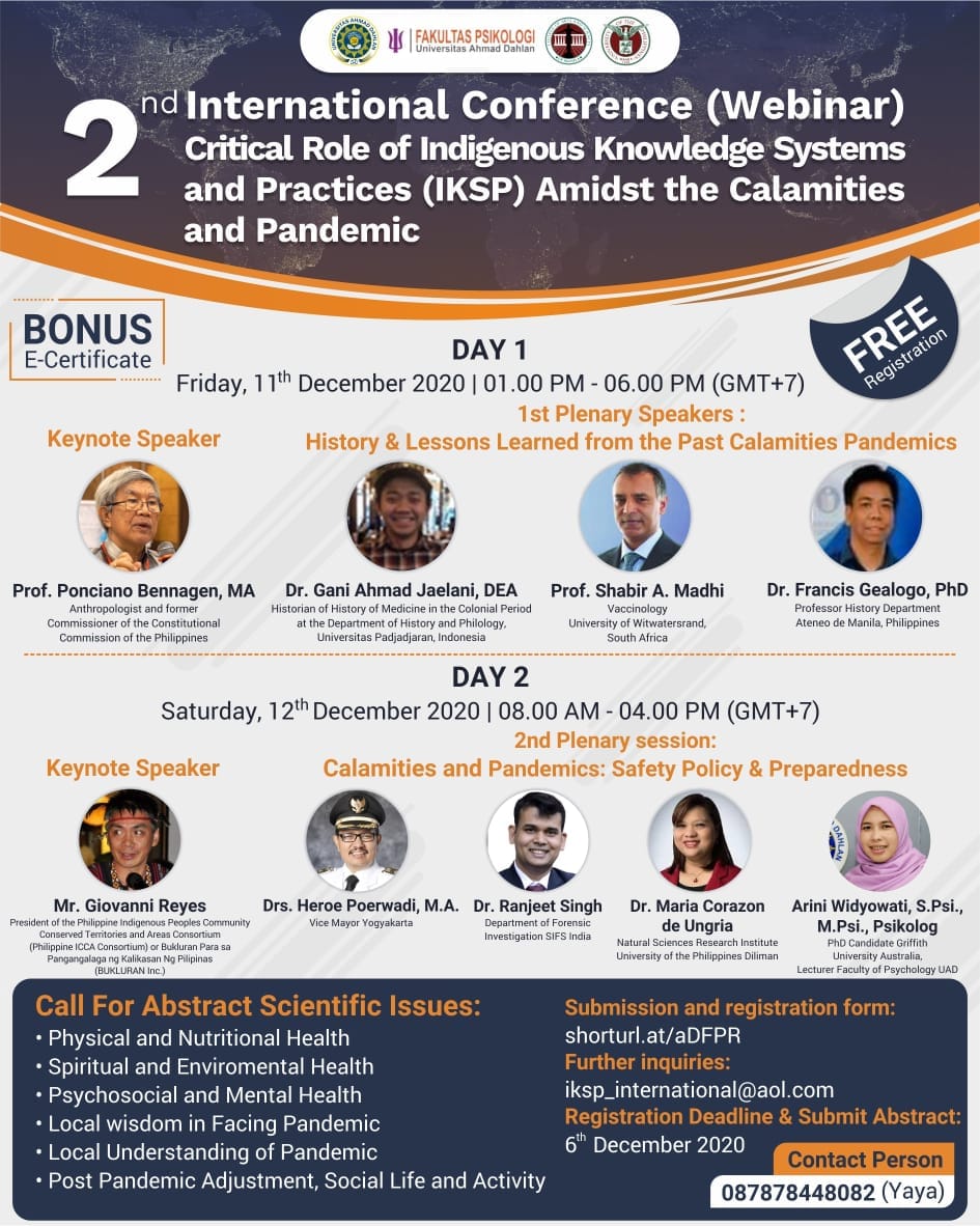 IKSP 2020: IKSP Amidst Calamities and the Pandemic – College of Arts ...