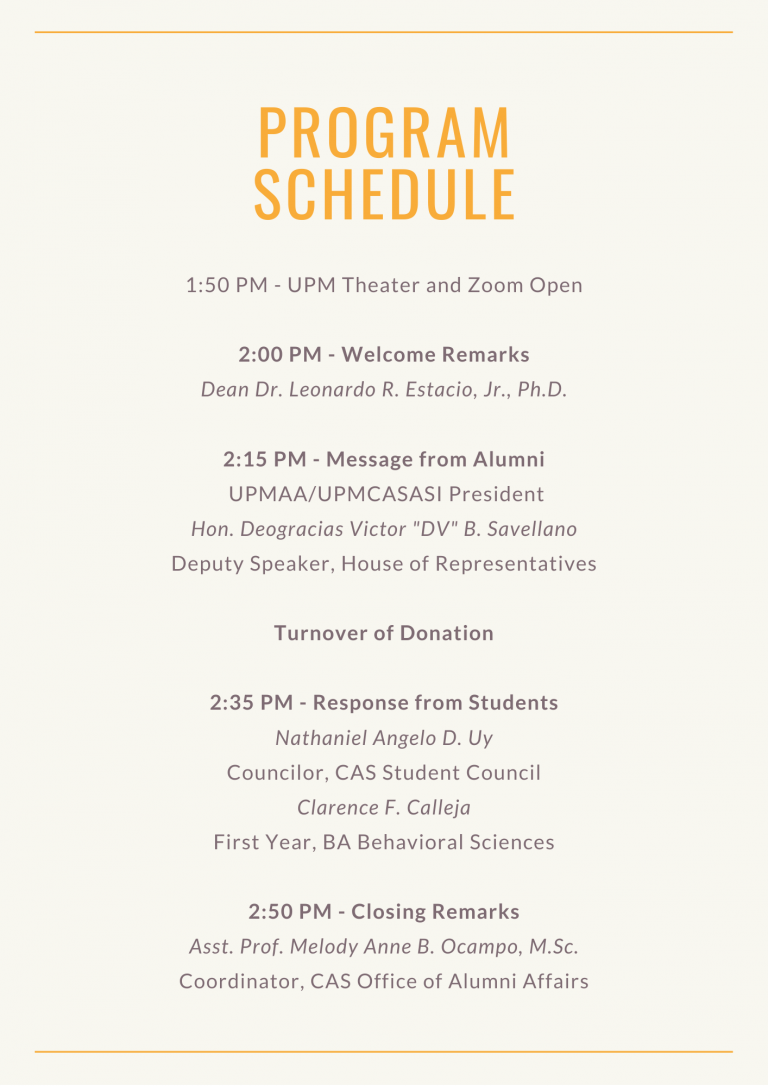 Alumni Donation Turnover Program – College of Arts and Sciences