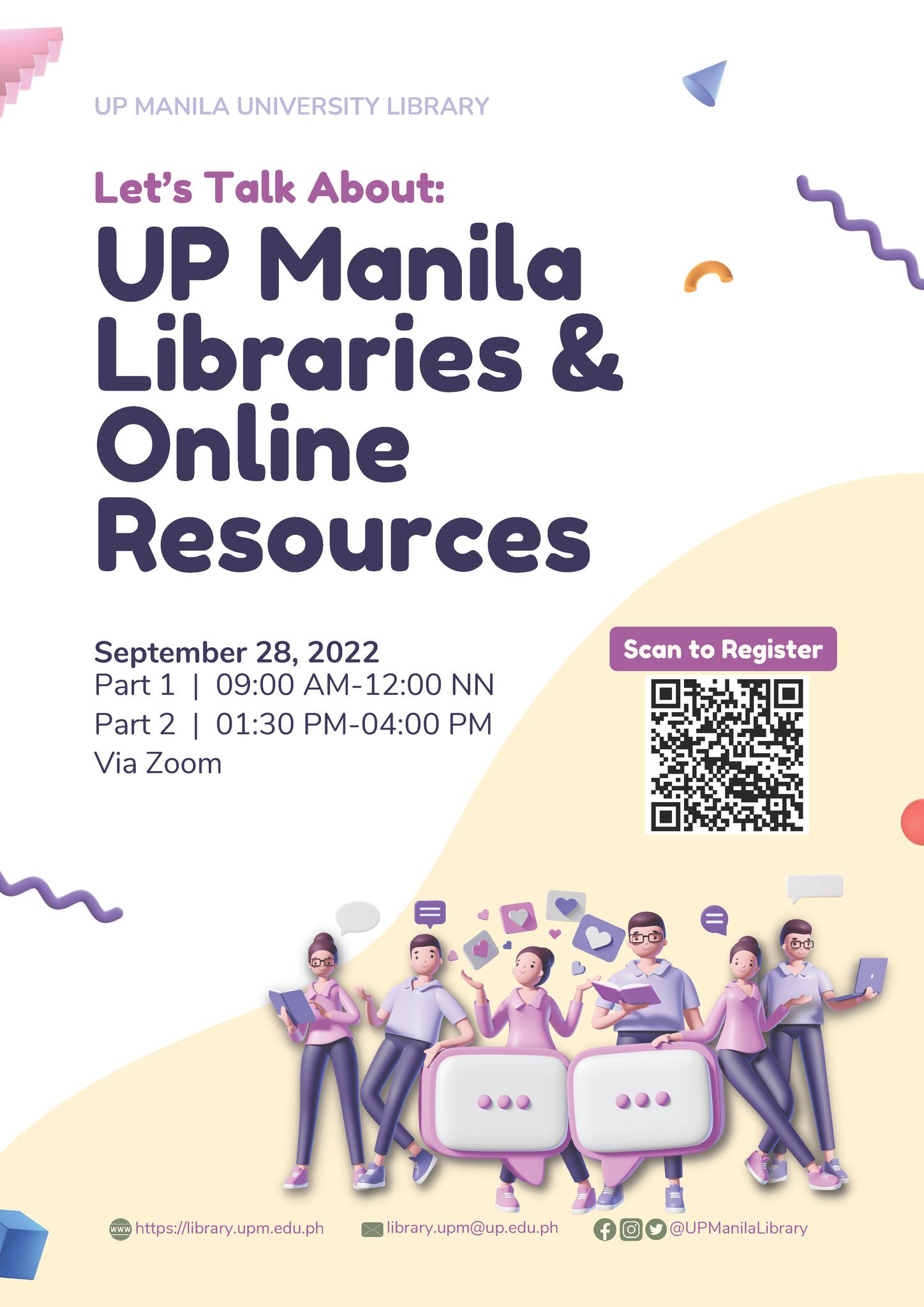 Let’s Talk About: UP Manila Libraries and Online Resources – College of Arts and Sciences