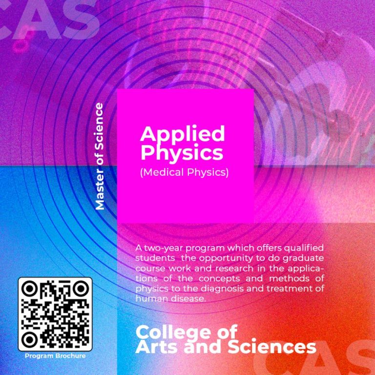 Master of Science in Applied Physics(Medical Physics) – College of Arts ...